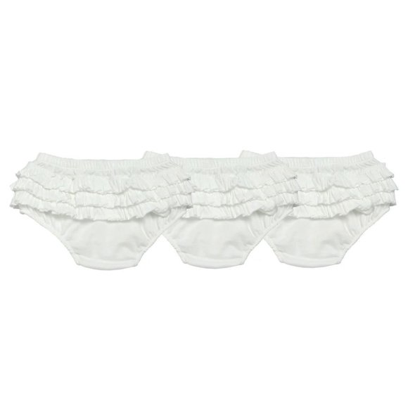 burts bees | Accessories | Organic Ruffle Diaper Covers White 8months 3 ...